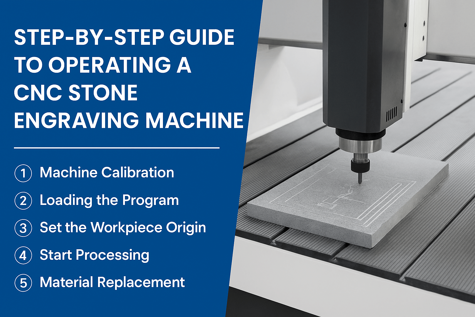 Guide to Operating CNC Stone Engraving Machines – MISHI CNC