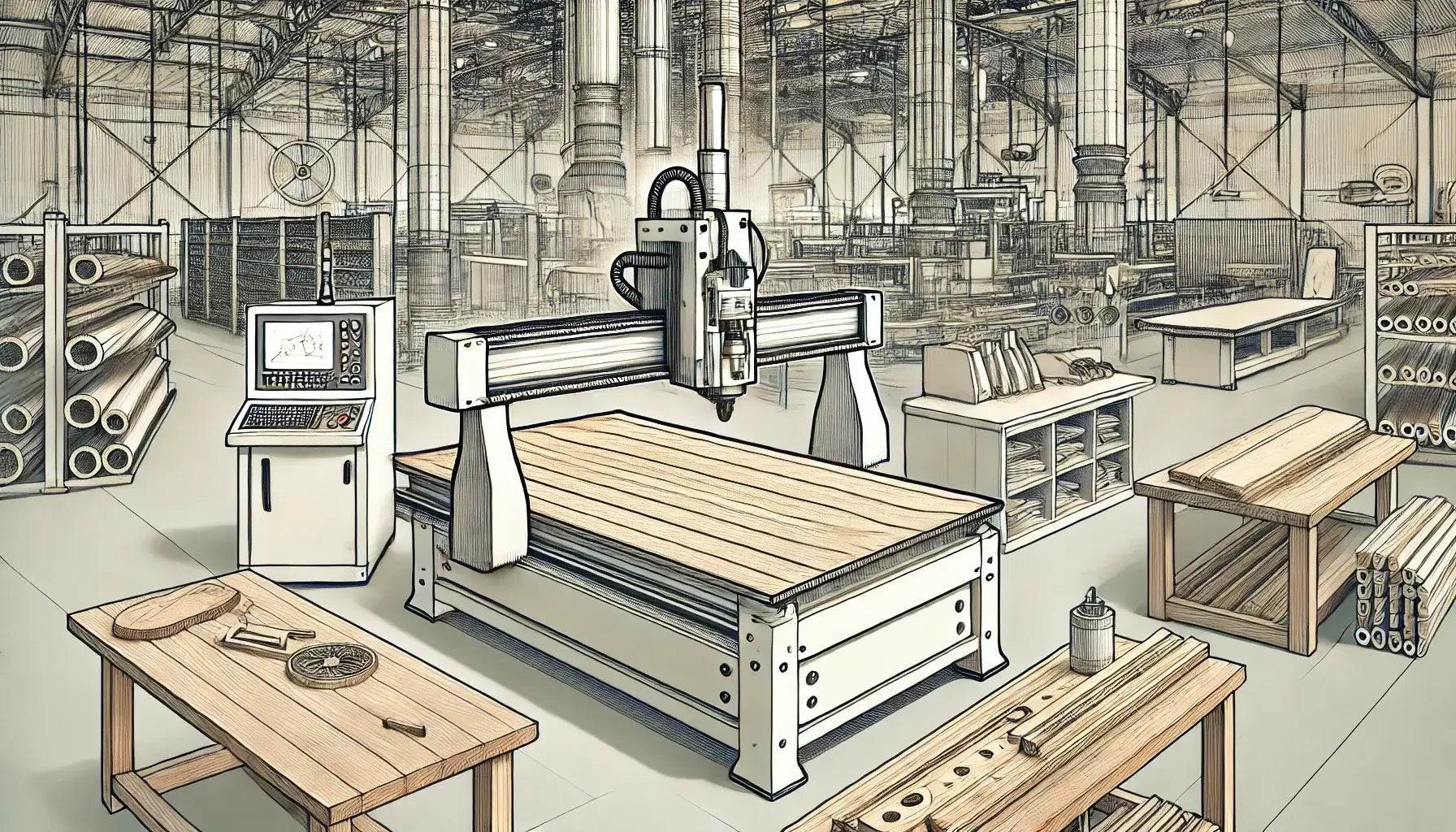 Industrial CNC Routers: Versatile Power Tools – MISHI CNC